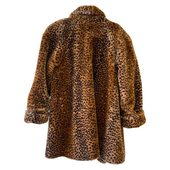 Jackets & Coats | Vintage Leopard Print Faux Fur Coat Monterey Fashions ...